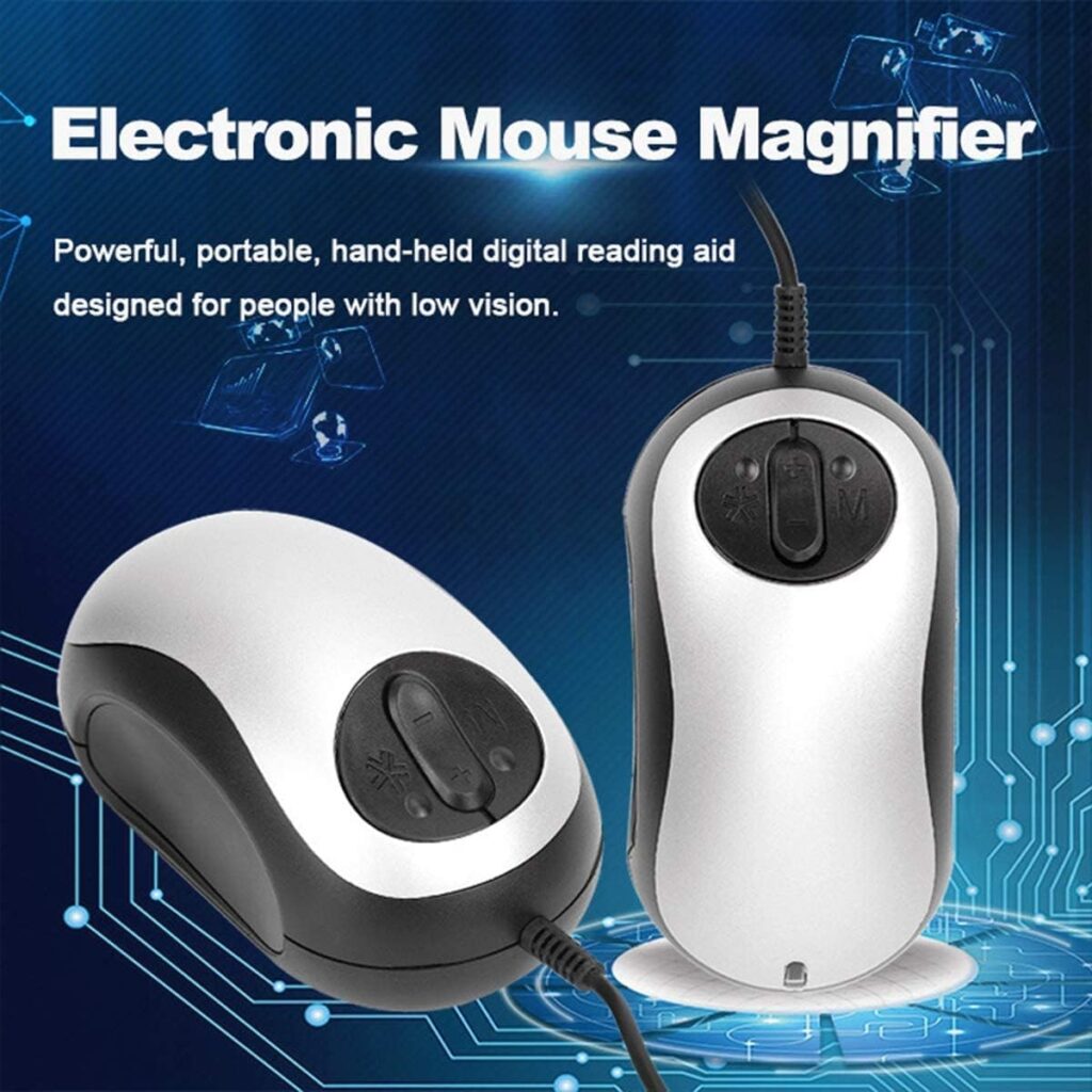 Lupa Digital portable tipo mouse amplificador de textos con conexión a ...