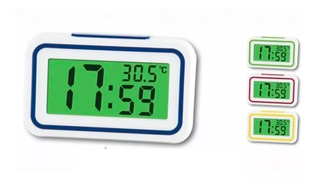 Reloj Despertador habla dice hora en español números grandes Kadio ...